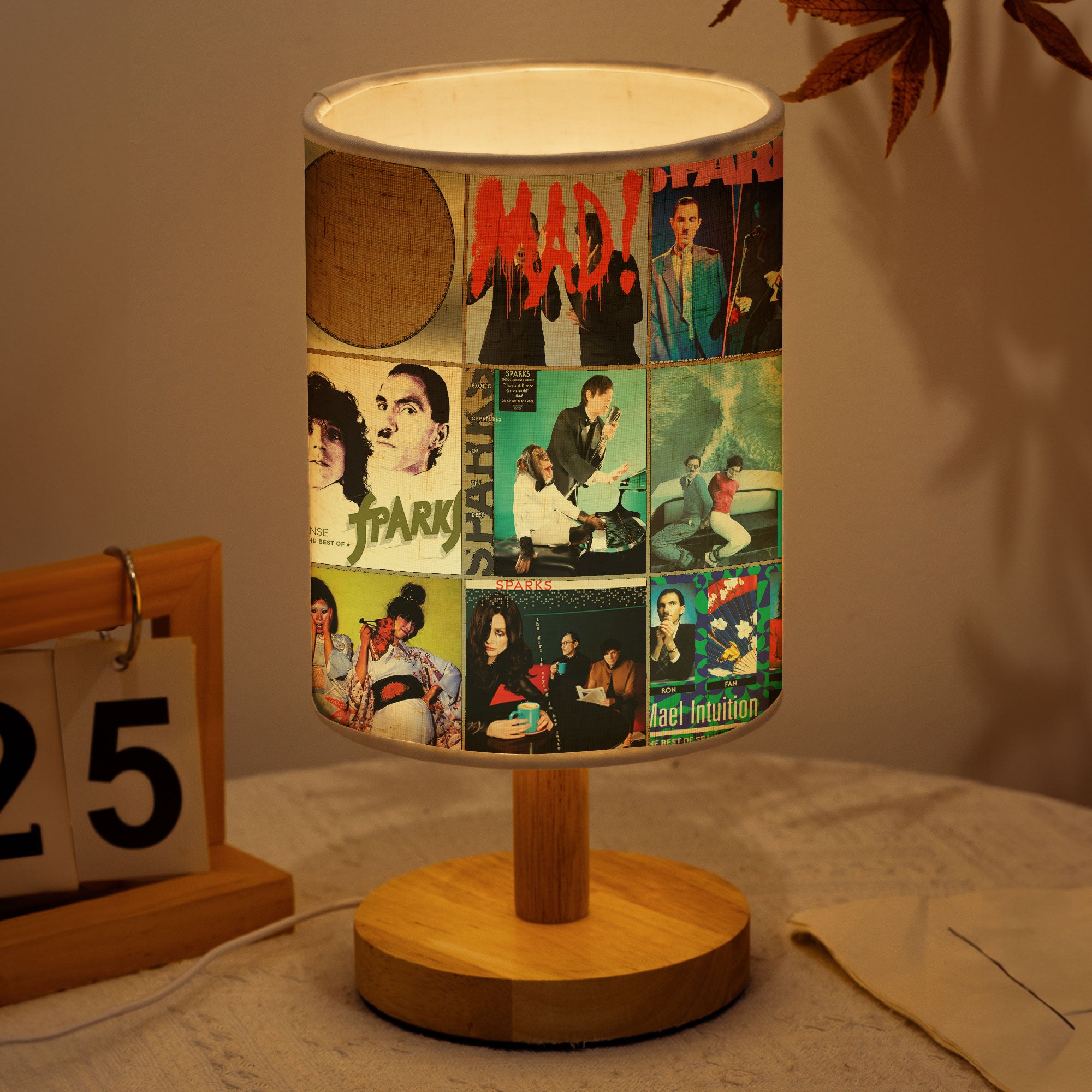 Sparks Albums Lamp – Light Up with Electric Art Pop Energy – Printnest