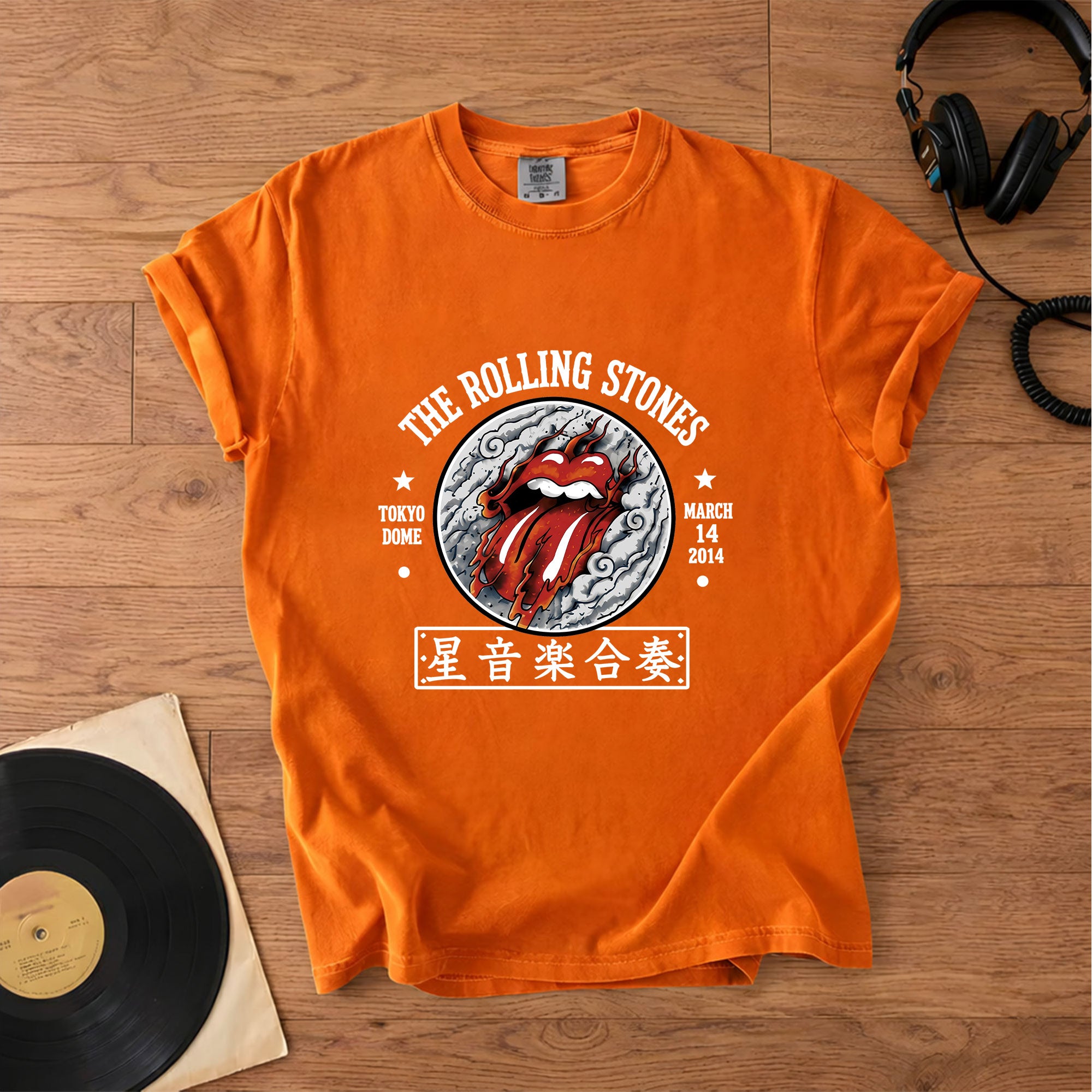 The Rolling Stones 2014 Tokyo Dome Japan Graphic T-Shirt – Retro Rock ...