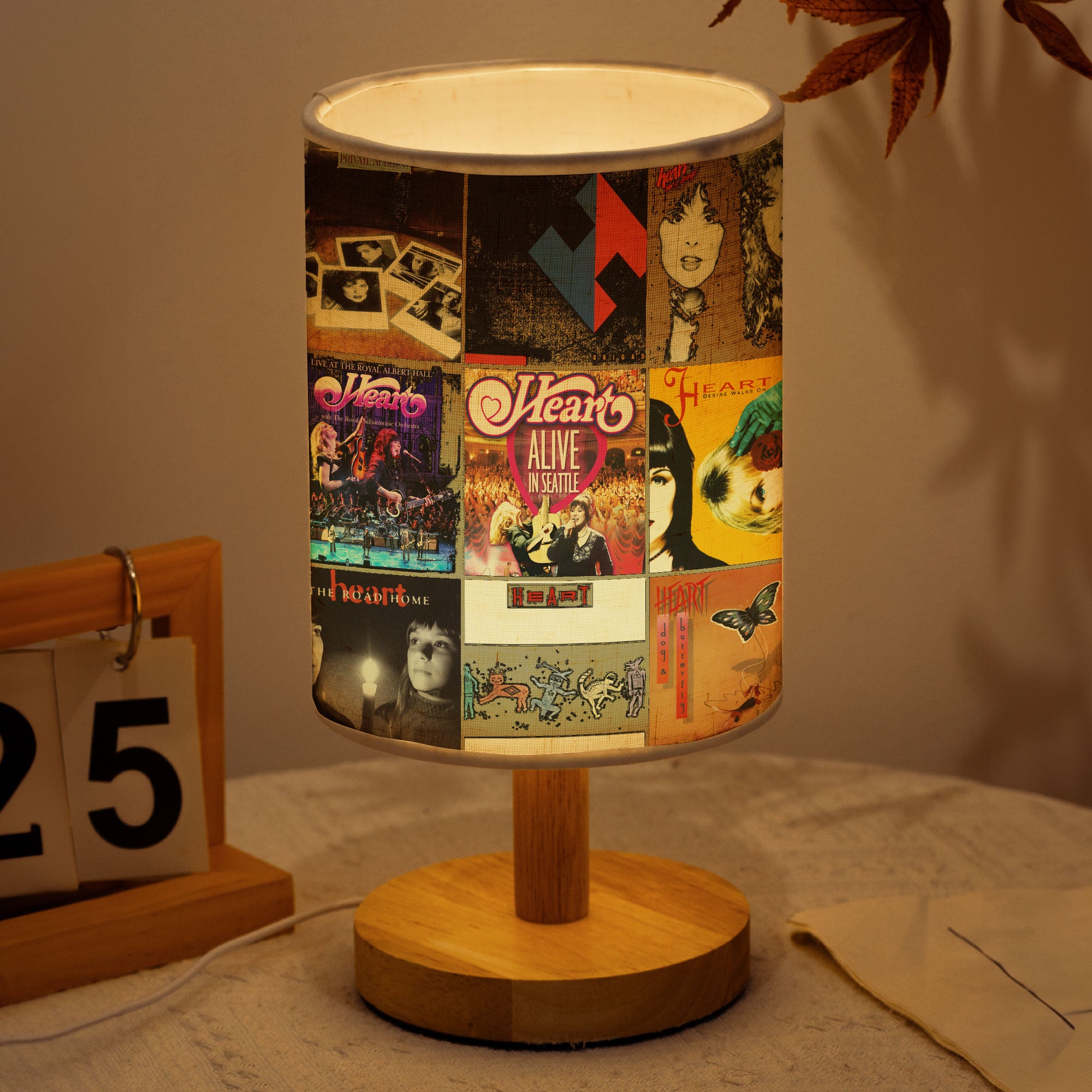 Heart Albums Fabric Lamp – Power Ballad Glow – Printnest