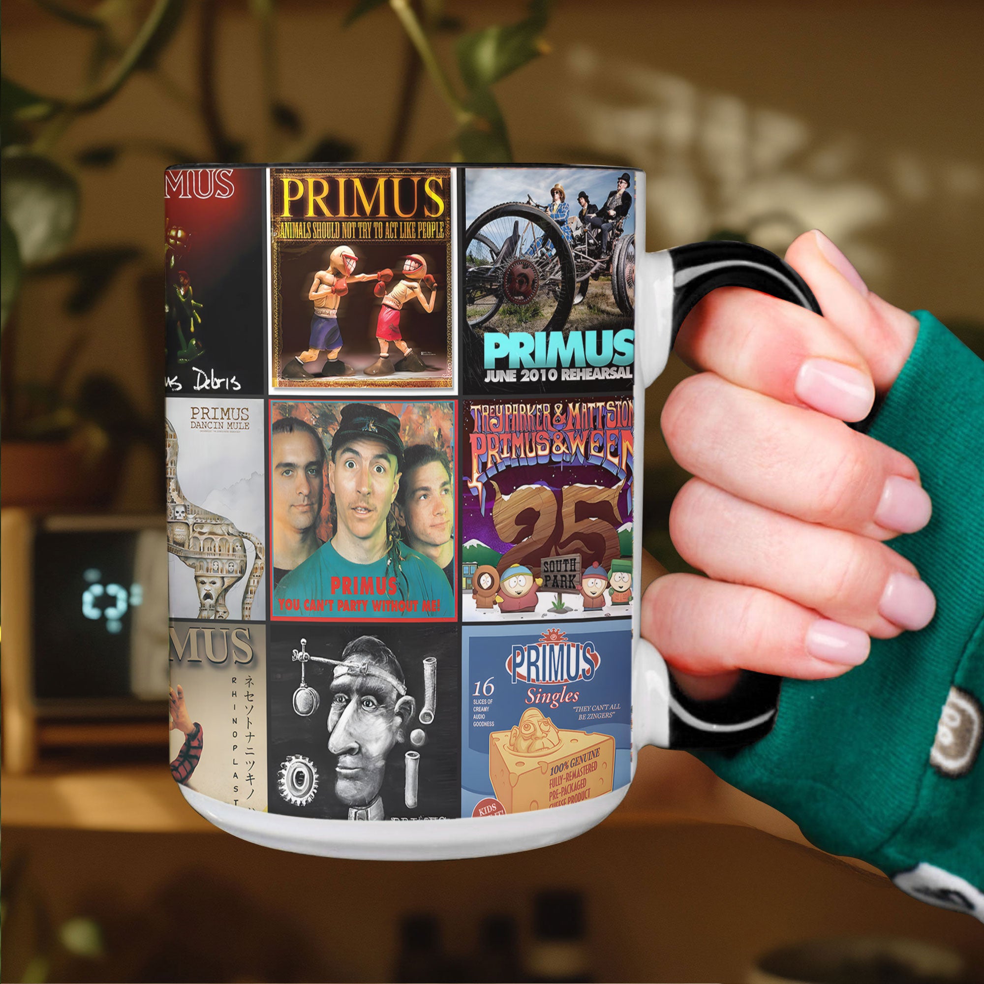 PRIMUS Accent Mug – Classic Album Cover Collage Gift – Printnest