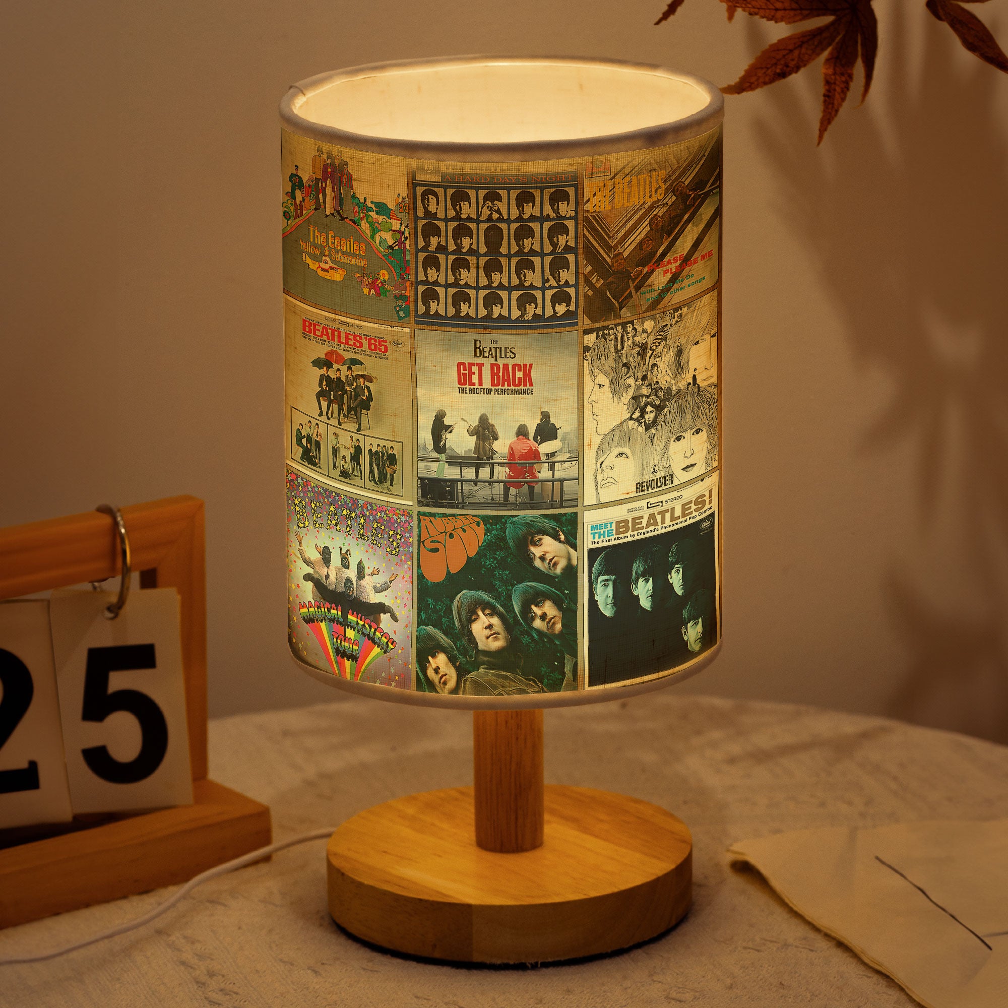 🎵 The Beatles Album Cover Lamp – Retro Music Decor – Printnest