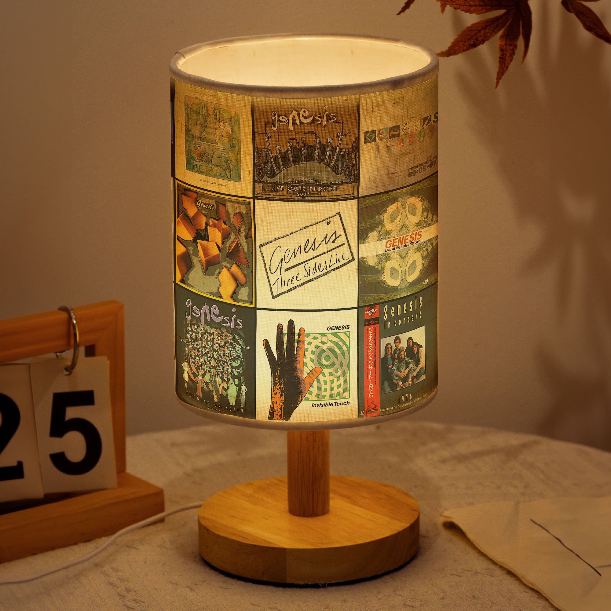Genesis Album Cover Table Lamp – Progressive Rock Inspired Décor ...