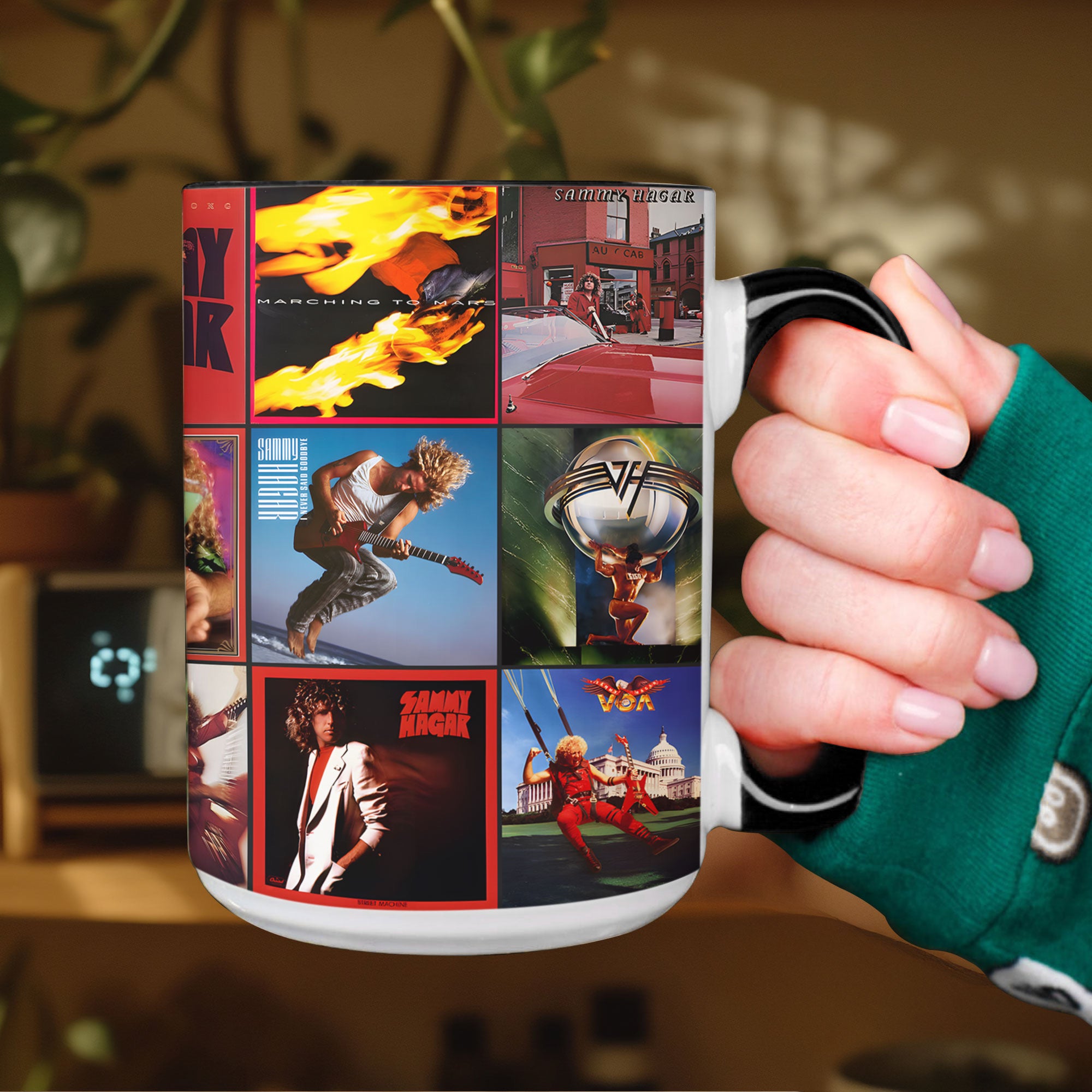 Sammy Hagar & Van Halen Accent Mug – Rock Legends Album Art Collection ...