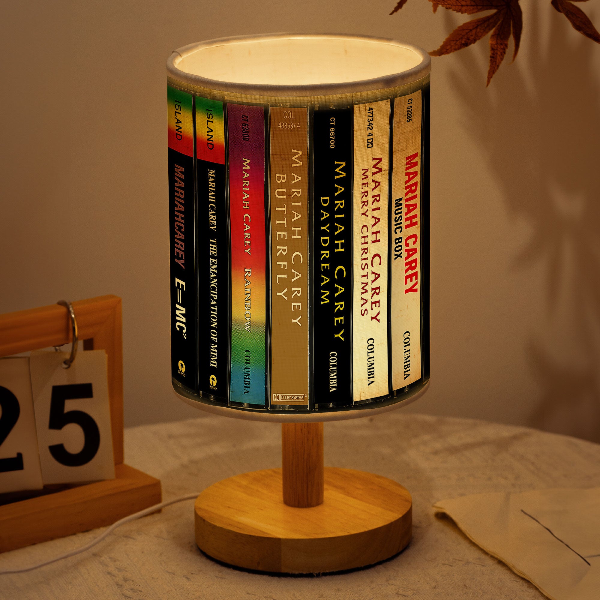 Retro Music Album Spine Fabric Lamp – A Tribute to Iconic Pop Classics ...