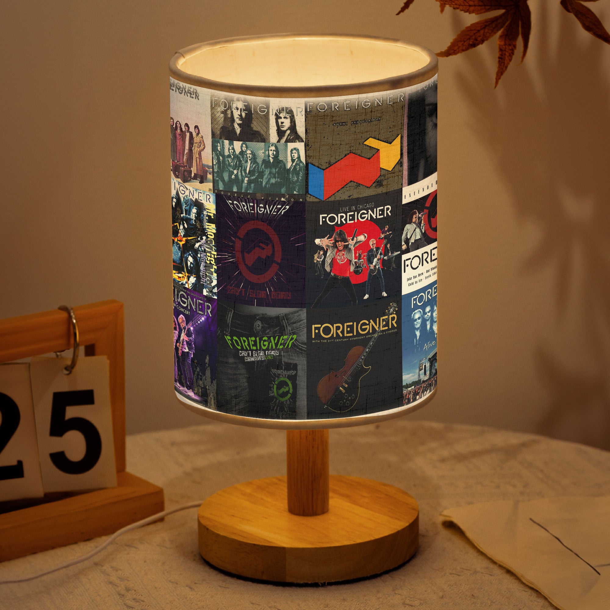 Foreigner Album Art Lamp – Classic Rock Band Lamp for 70s & 80s Music ...