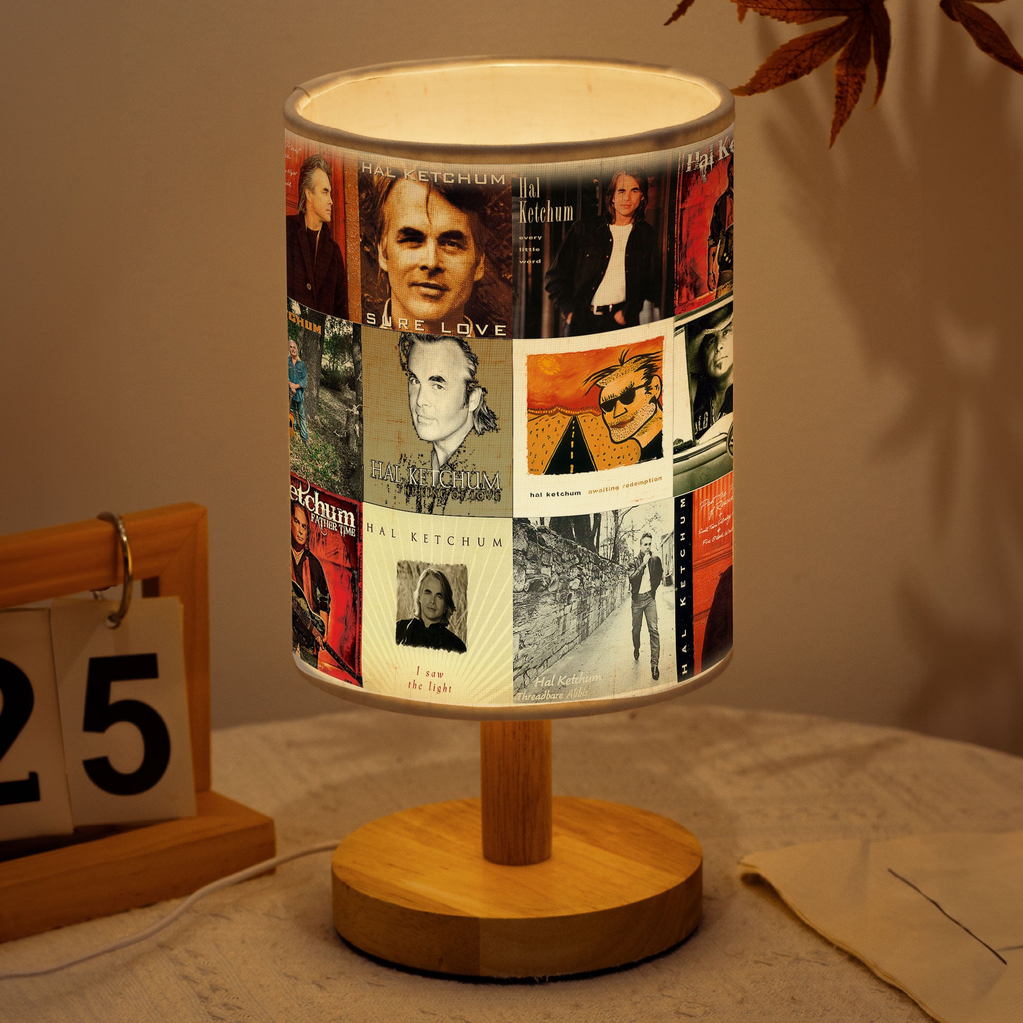 Hal Ketchum Album Cover Lamp – Country Music Nostalgia Home Decor ...