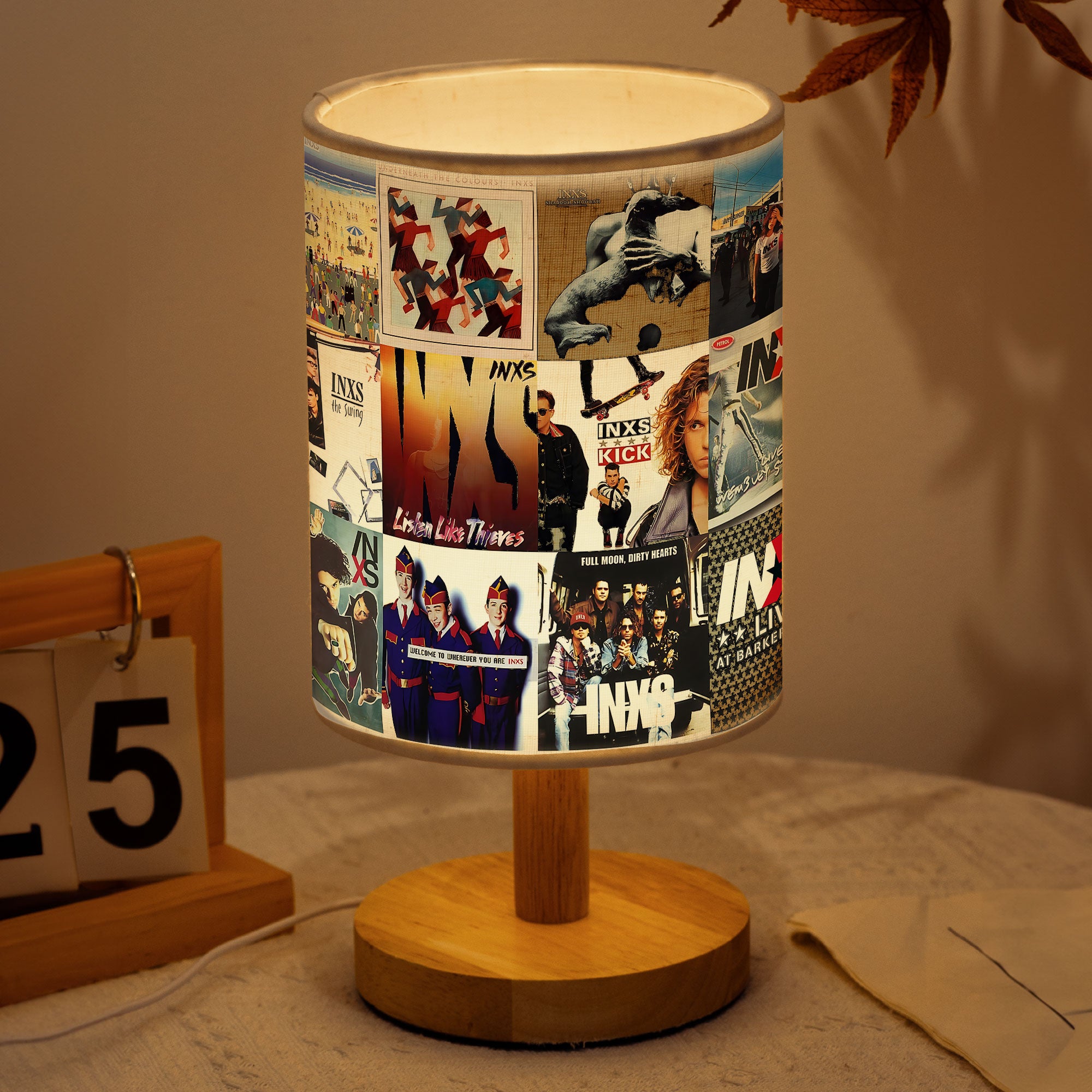 INXS Album Art Fabric Lamp – Light Up Your 80s Rock Spirit – Printnest