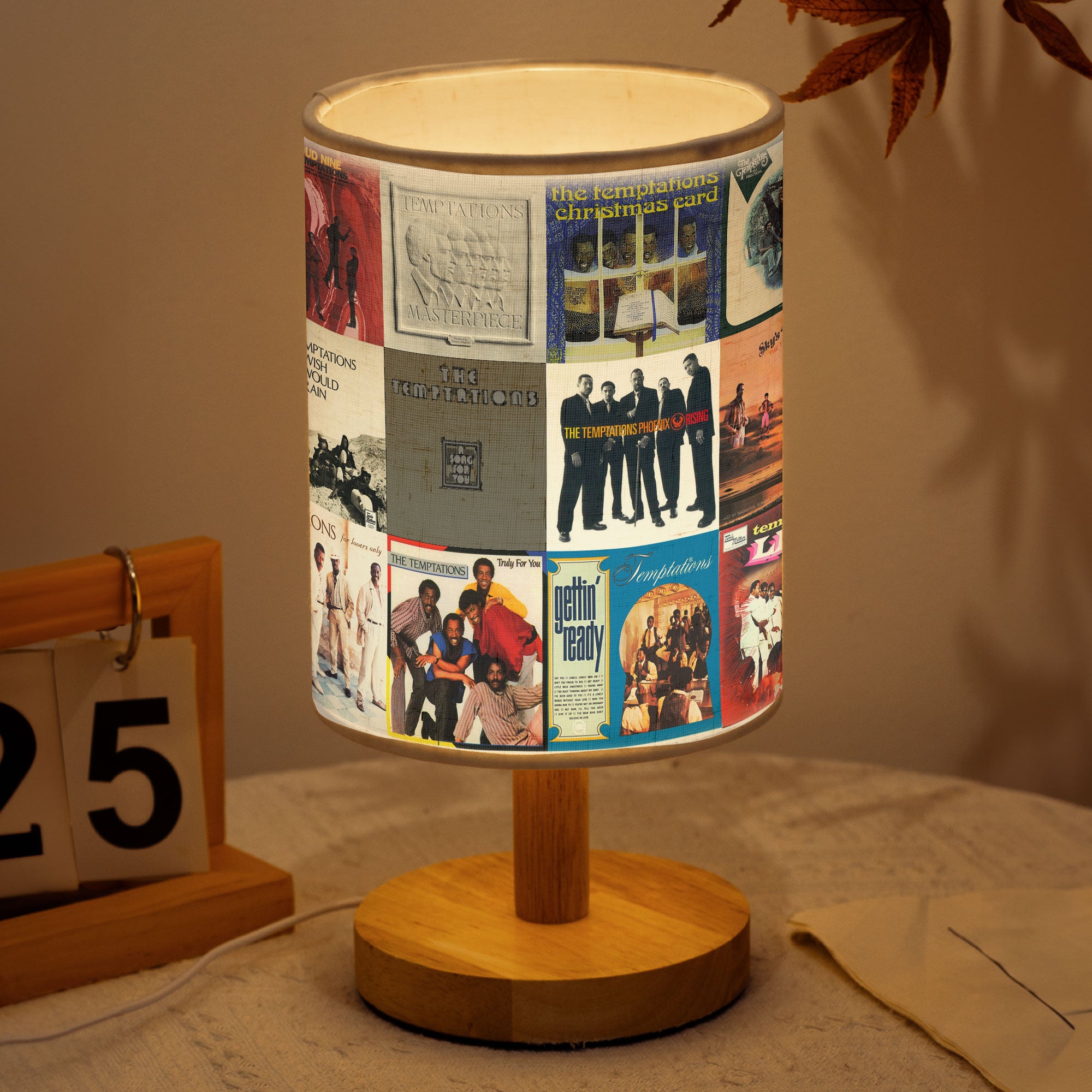 The Temptations Album Cover Lamp – Motown Soul Nostalgia Home Decor ...