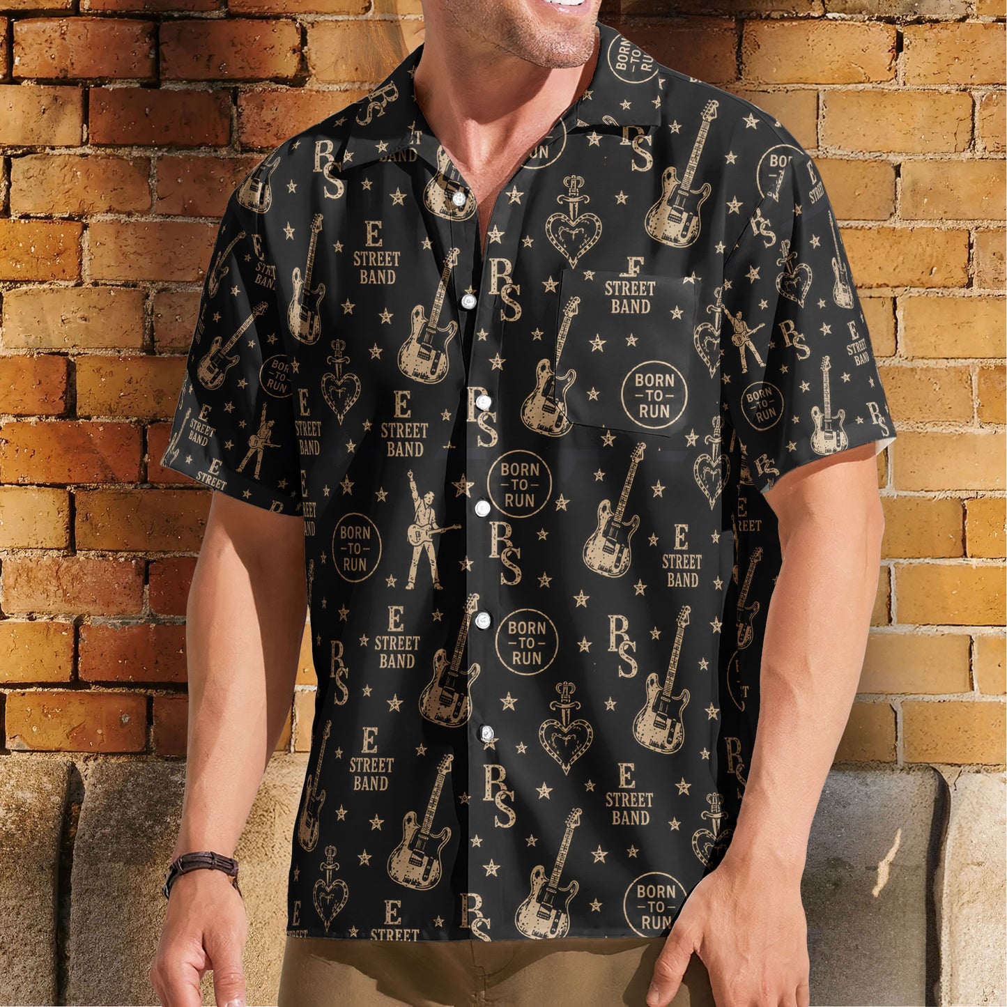 Bruce Springsteen And E Street Band Logo Graphic All-Over Print Hawaii ...