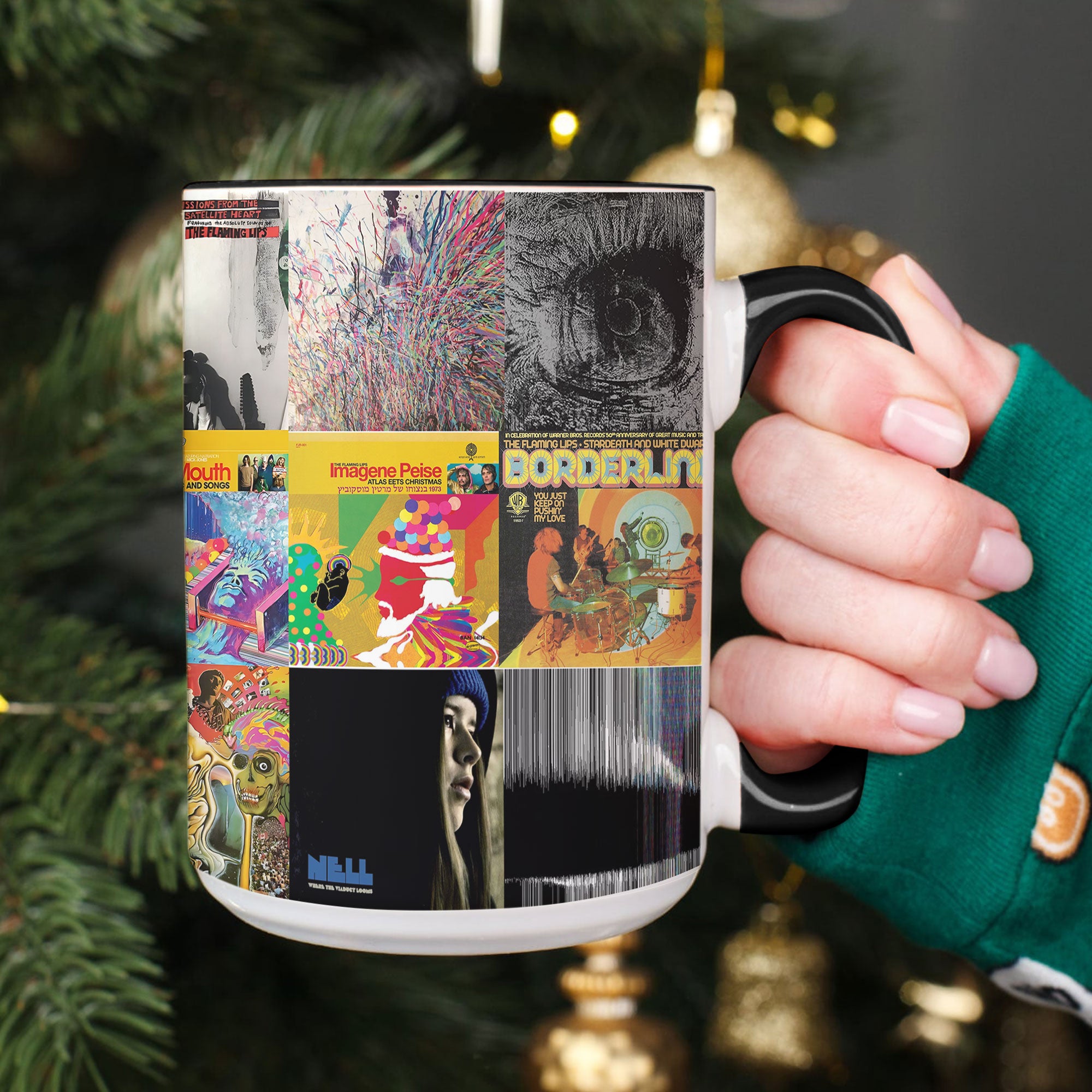 The Flaming Lips Accent Mug – Psychedelic Album Art Collage Gift ...