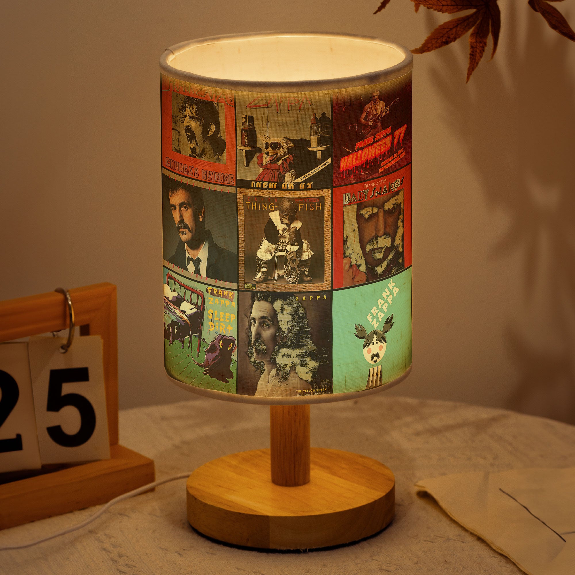 Frank Zappa Fabric Lamp – A Warm Glow of Iconic Album Art – Printnest